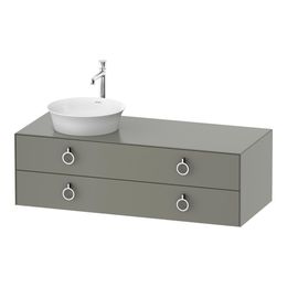 Duravit Waschtischunterschrank White Tulip 130x55cm, B L, st-g m, k Ein/m Be (WT4992L92920010)