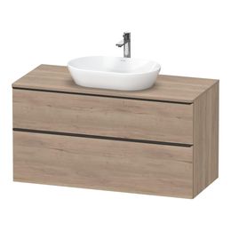Duravit Waschtischunterschrank D-Neo 120x55cm, sw/Ei ma, 2 SBK, 1 A, 1 Pl (DE49690BD550000)