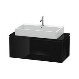 Duravit Waschtischunterschrank Compact L-Cube 102x47,7cm, sw hgl, f Konsole, 1 Auszug (LC580404040)