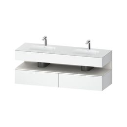 Duravit Einbauwaschtisch-M&ouml;bel-Set Qatego 160x55x60cm, Kon-WTU, B, we matt/wei&szlig; ma (QA4797084180010)