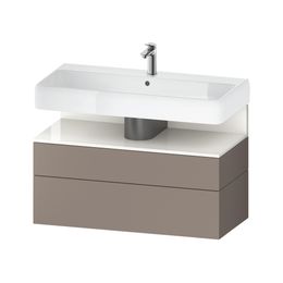 Duravit Waschtischunterschrank Qatego 99x47x59cm, w g/b m, 1 Kast, m Nischenb (QA4395022430010)