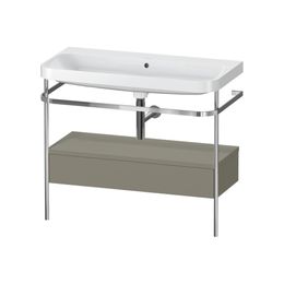 Duravit M&ouml;belwaschtisch-Kombi Happy D.2 Plus 97,5x49cm, o HL, st-g m, m Kons, 1 Lad (HP4843N9292)