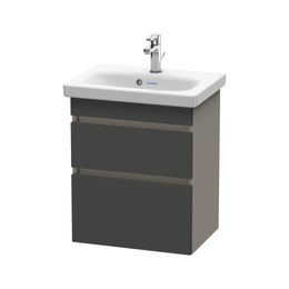 Duravit Waschtischunterschrank Com DuraStyle 50x36,8cm, gra m/bas ma, 2 SchKa., wandh&auml;ngend (DS640304943)
