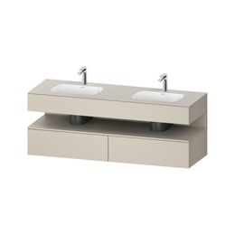 Duravit Einbauwaschtisch-M&ouml;bel-Set Qatego 160x55x60cm, Kon-WTU, Tau m/tau matt (QA4797091830000)