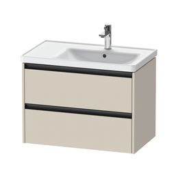 Duravit Waschtischunterschrank Ketho.2 78,4x45,5x54,9cm, f WT m B re, Tau matt (K25286083830000)