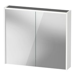 Duravit LED-Spiegel D-Code 2.0 m Steckd. 2 T&uuml;r., Lichtf ob, 80x70x14,8cm, we. ma (DC7106018180000)
