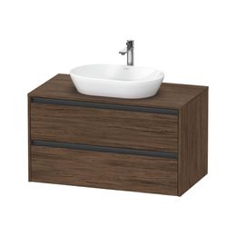 Duravit Waschtischunterschrank Ketho.2 100x55cm, N d, Pl m 1 Ausschn, wandh&auml;ngend (K24896021210000)