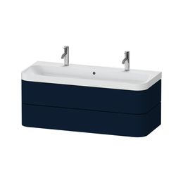 Duravit M&ouml;belwaschtisch Happy D.2 Plus 117,5x49cm, 2 Schubk., blau seidenmatt (HP4379O98980000)