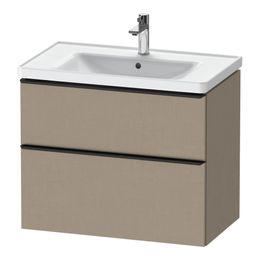 Duravit Waschtischunterschrank D-Neo 78,4x45,2cm, sw/Leinen, 1 Kast, 1 Ausz. (DE43550BD750000)