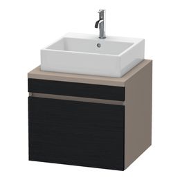 Duravit Waschtischunterschrank DuraStyle 60x54,8cm, E sw/Bas ma, f Kons, 1 Ausz. (DS531001643)