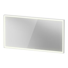 Duravit LED-Lichtspiegel Sensor wei&szlig; L-Cube 130x70x6cm, 36W, w m, Sen., Dimm., wandh&auml;ngend (LC7388018180100)