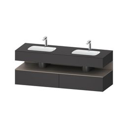 Duravit Einbauwaschtisch-M&ouml;bel-Set Qatego 160x55x60cm, Kon-WTU, B, bas. m/Grap ma (QA4797043490010)