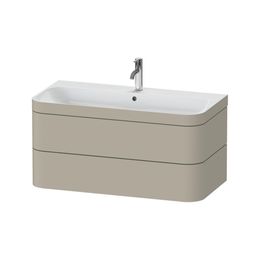 Duravit M&ouml;belwaschtisch-Unterschrank Happy D.2 Plus 97,5x49cm, 1 HL, Tau s-matt, 2 Schubk. (HP4638O6060)