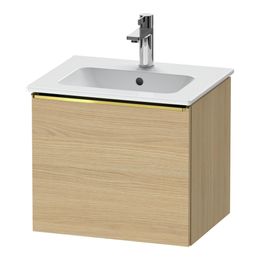 Duravit Waschtischunterschrank D-Neo 51x40,2x44cm, 1 A, wd, gol pol/Eiche Nat (DE4260034300000)