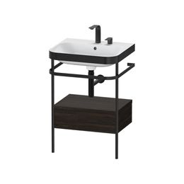 Duravit M&ouml;belwaschtisch-Kombi Happy D.2 Plus 57,5x49cm, 2 HL, N geb, m Konso, 1 Lad (HP4740E6969)