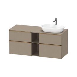 Duravit Waschtischunterschrank D-Neo 140x55cm, 2 SBK, 2 A, B R, b geb/Leinen (DE4970R04750000)