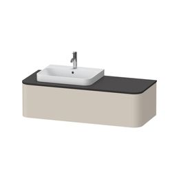 Duravit Waschtischunterschrank Happy D.2 Plus 130x55cm, 1 A, f AWT, Beck. li, Tau matt (HP4942L8383)