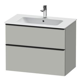 Duravit Waschtischunterschrank D-Neo 81x46,2cm, sw/gr ma, 1 Schubk., 1 Ausz. (DE43620BD070000)