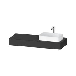 Duravit Konsole Qatego 140x55x17cm, gra ma, 1 Ausschn, Beck. re (QA4804049490000)