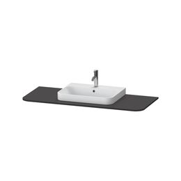 Duravit Waschtisch-Konsole Happy D.2 Plus 130x55cm, m 1 AS, Beck. mit, graph matt (HP031KM8080)