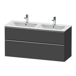 Duravit Waschtischunterschrank D-Neo 128x46,2cm, 1 Kast, 1 A, ES geb/Gra ma (DE4365070490000)