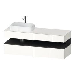 Duravit Waschtischunterschrank Qatego 160x55x60cm, gra m/we g, Pl, Beck. li (QA4777049220000)