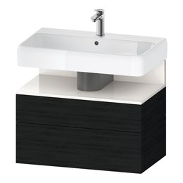 Duravit Waschtischunterschrank Qatego 79x47x59cm, w g/Ei s, 1 Kast, m Nischenb (QA4394022160010)