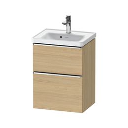 Duravit Waschtischunterschrank D-Neo 48,4x37,2x62,5cm, 1 Kast, chr/Eiche Nat (DE4350010300000)