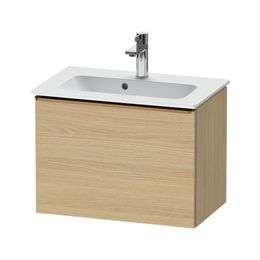 Duravit Waschtischunterschrank D-Neo Compact 61x37,2, b geb/Eiche Nat, 1 Ausz., wandh&auml;ngend (DE4268004300000)