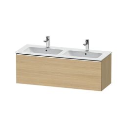 Duravit Waschtischunterschrank D-Neo 128x46,2x44cm, 1 A, wandh&auml;ngend, chr/Eiche Nat (DE4265010300000)