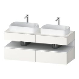 Duravit Waschtischunterschrank Qatego 140x55x60cm, w m/we m, Pl, Beck. beids. (QA4767018840000)