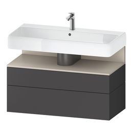 Duravit Waschtischunterschrank Qatego 99x47x59cm, T m/Gr m, 1 Kast, m Nischenb (QA4395091490010)