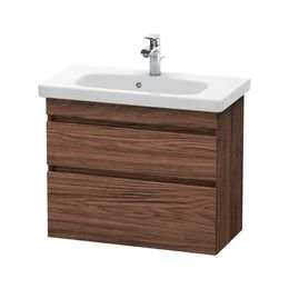 Duravit Waschtischunterschrank Com DuraStyle 73x36,8cm, Nussb dkl., 2 SchKa., wandh&auml;ngend (DS649902121)