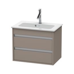 Duravit Waschtischunterschrank Ketho Compact 60x38,5cm, bas. ma, 2 Schubk., wandh&auml;ngend (KT645204343)