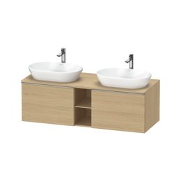 Duravit Waschtischunterschrank D-Neo 140x55cm, 2 A, 1 Pl, B bs, ES geb/Ei Nat (DE4950B70300000)