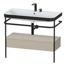 Duravit M&ouml;belwaschtisch-Kombi Happy D.2 Plus 97,5x49cm, 2 HL, T m, m Konso, 1 Lad (HP4743E6060)