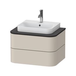 Duravit Waschtischunterschrank o. ES Happy D.2 Plus 40,8x65cm, 2 SchKa., taupe supermatt (HP4960083830010)