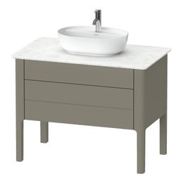 Duravit Waschtischunterschrank Luv 93,8x57x74,3cm, 1 Lad, 1 AZ, st, st-gr m (LU956909292)