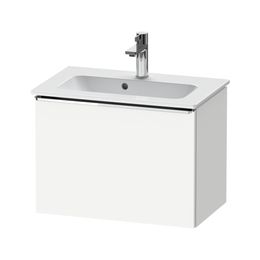 Duravit Waschtischunterschrank D-Neo Compact 61x37,2, chr/we ma, 1 Ausz., wandh&auml;ngend (DE4268010180000)
