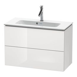 Duravit Waschtischunterschrank Compact L-Cube 82x39,1cm, we. hgl, 2 Schub., wandh&auml;ngend (LC625702222)