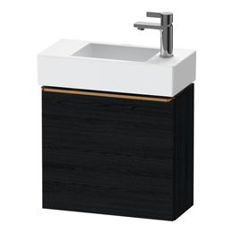 Duravit Waschtischunterschrank D-Neo 48,4x22,2x44cm, 1 T&uuml;r, An R, b geb/Ei sw (DE4219R04160000)