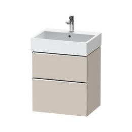 Duravit Waschtischunterschrank D-Neo 58,4x44,2cm, chr/Taup m, 1 Kast, 1 Ausz. (DE4371010910000)