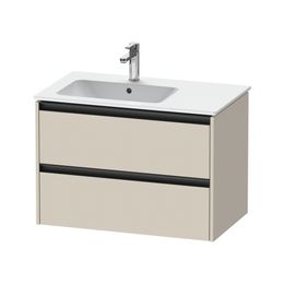 Duravit Waschtischunterschrank Ketho.2 81x48x54,9cm, f WT m Beck. li, Tau matt (K25267083830000)