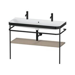 Duravit M&ouml;belwaschtisch-Kombi Happy D.2 Plus 117,5x49cm, m 1 HL, Konsole, leinen (HP4759O75750000)