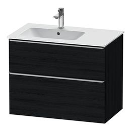 Duravit Waschtischunterschrank D-Neo 81x46,2cm, 1 Kast, B li, ES geb/Eiche sw (DE4366070160000)