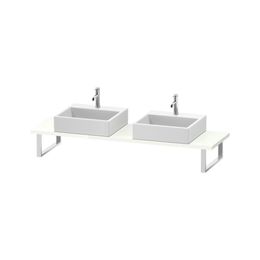 Duravit Konsole DuraStyle 80-200x48cm, 2 A., St&auml;r 3cm, we. hgl (DS105C02222)