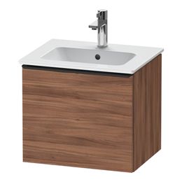 Duravit Waschtischunterschrank D-Neo 51x40,2x44cm, 1 A, wd, sw/Nuss Nat (DE42600BD790000)