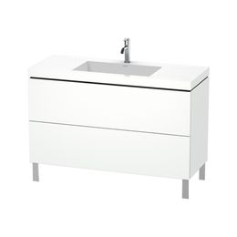 Duravit Waschtischunterschrank c-bonded L-Cube 120x48cm, 1 HL, we. ma, 2 Ausz., steh. (LC6939O1818)