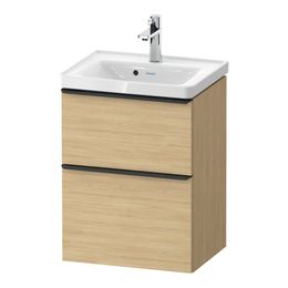 Duravit Waschtischunterschrank D-Neo 48,4x37,2x62,5cm, 1 Kast, sw/Ei Nat (DE43500BD300000)