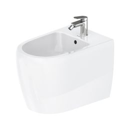 Duravit Stand Bidet Qatego 39x60cm, m Hahnl., &Uuml;L, Hahnloch, we hgl (2263100000)